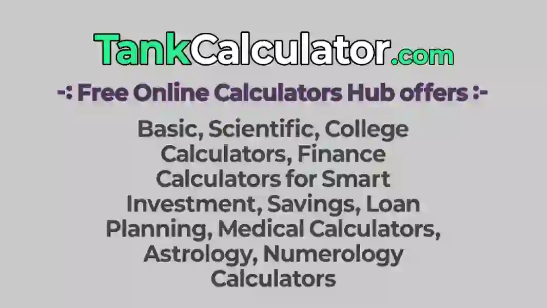 Tank Volume Calculator